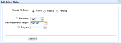 Student Status: Active / Inactive / Pending - Siras Systems - powered by HappyFox